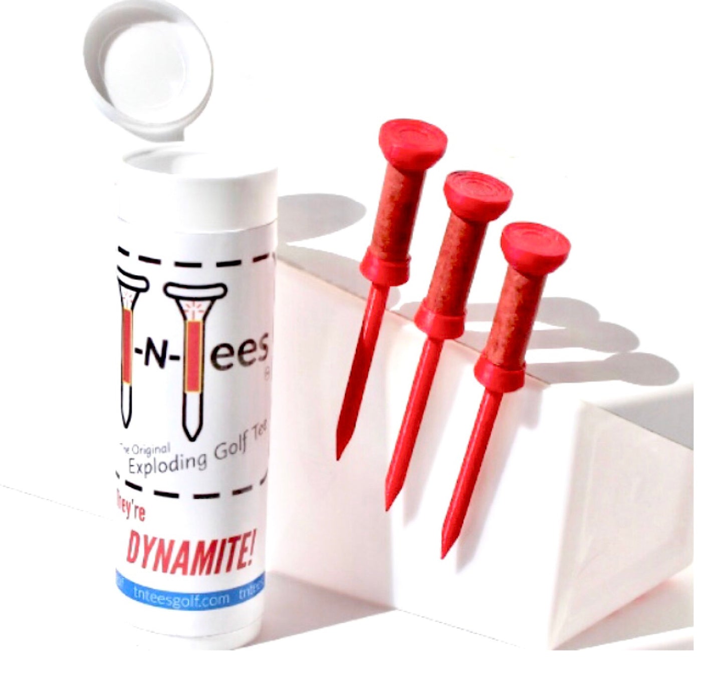 Exploding Golf Tees: SURPRISE! These normal looking tees go KA-BOOM ...