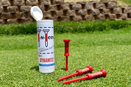 Exploding Golf Tees: SURPRISE! These normal looking tees go KA-BOOM ...